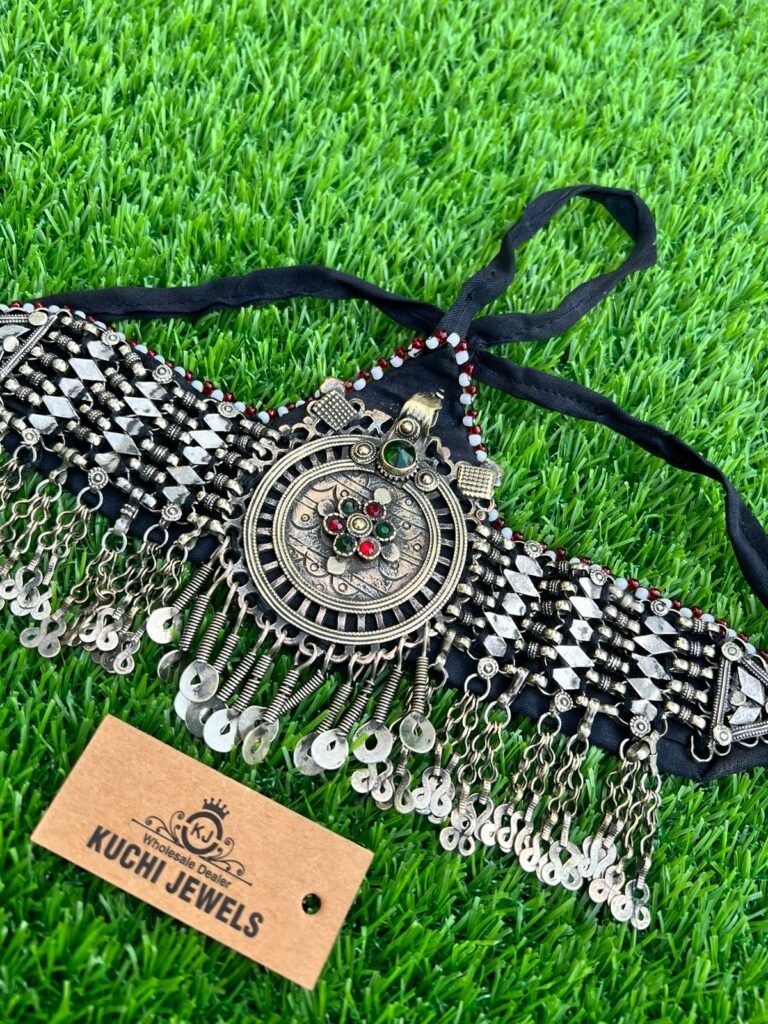Real Vintage Large Size Afghani Head Piece - Wholesale Kuchi Jewels