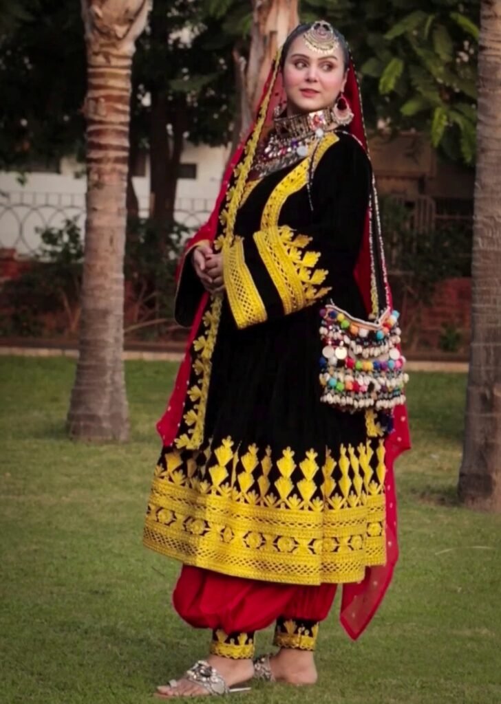 Afghan Velvet Handwork Charma Dozi Kuchi Dress For Women - Wholesale ...